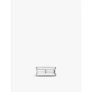 BVLGARI B.zero1 18ct Three-band Ring - White Gold
