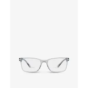 Prada Rectangle-frame Eyeglasses - Grey