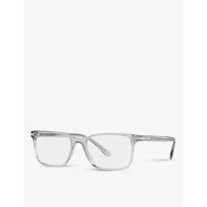 Prada Rectangle-frame Eyeglasses - Grey