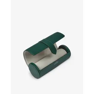 Smythson Panama Leather Watch Roll