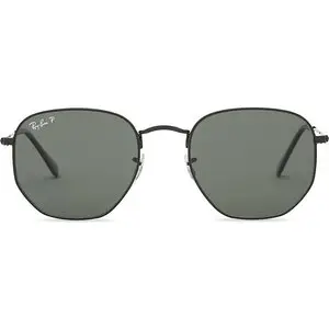 Ray-ban Hexagonal Sunglasses - Black