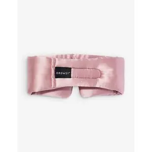 DROWSY SLEEP CO. Brand-embroidered Padded Silk Sleep Mask - Damask Rose