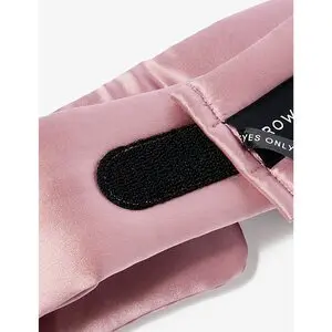 DROWSY SLEEP CO. Brand-embroidered Padded Silk Sleep Mask - Damask Rose