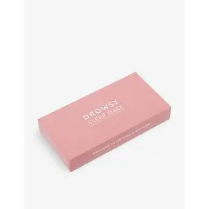 DROWSY SLEEP CO. Brand-embroidered Padded Silk Sleep Mask - Damask Rose