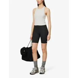Vuori Mudra Stretch-jersey Top - White Heather Grey