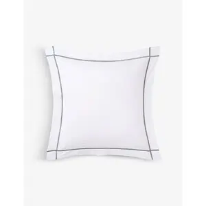 YVES DELORME Athena Square Pillowcase 65x65cm Square Platine