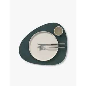 LIND DNA Nupo Leather Placemat 37cm X 44cm - Dark Green