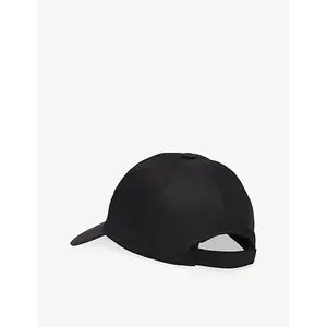 Prada Logo-plaque Nylon Baseball Cap - Black