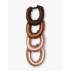 KITSCH Jumbo Satin Hair Flexi Rods Pack Of Four - Rosewood