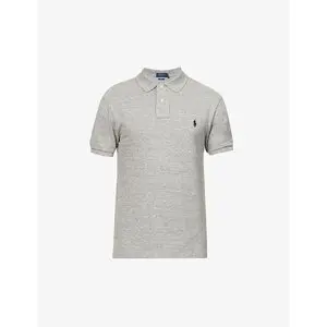 Polo Ralph Lauren Polo Ralph Lauren Slim-Fit Cotton-Piqué Polo Shirt Canterbury Heather