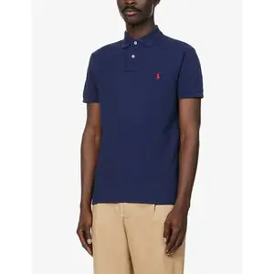 Polo Ralph Lauren Slim-fit Cotton-piqué Polo Shirt - Newport Navy