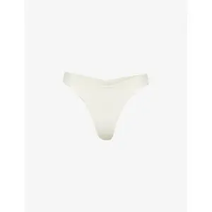 AWAY THAT DAY Fiji High-rise Bikini Bottoms - Ivory