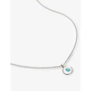 Monica Vinader And Turquoise Necklace - Sterling Silver