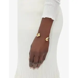 Bottega Veneta Drop Gold-plated Bracelet - Yellow Gold