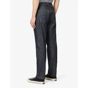 Nudie Jeans Gritty Jackson Straight-leg Regular-fit Denim Jeans - Dry Old