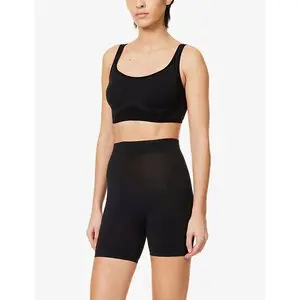 Wolford Contour Control Stretch-cotton Shorts - Black