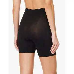 Wolford Contour Control Stretch-cotton Shorts - Black