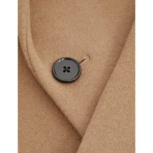 REISS Gable Single-breasted Wool-blend Coat