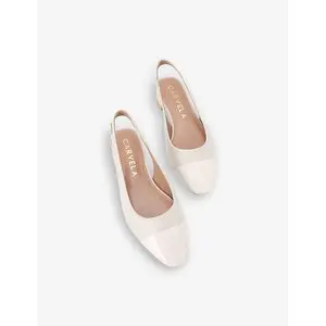 Carvela Amelia Faux-leather Slingback Pumps