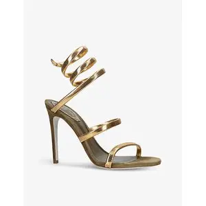 Rene Caovilla Juniper 105 Coiled-strap Leather Heeled Sandals