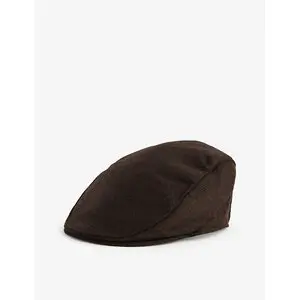 DENTS Fernworthy Flat-crown Wool Cap - Brown
