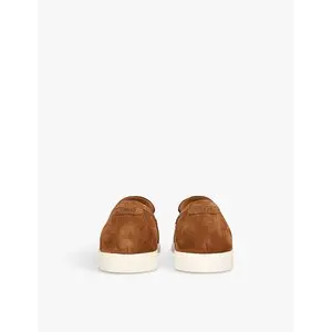 LOAKE Tuscany Slip-on Suede Loafers - Brown