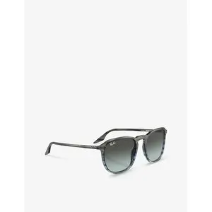 Ray-ban Rb2203 Square-frame Sunglasses - Blue