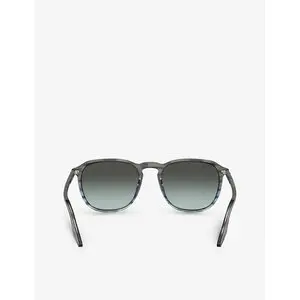 Ray-ban Rb2203 Square-frame Sunglasses - Blue