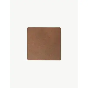 LIND DNA Nupo Square Leather Coaster 10cm X 10cm - One-color