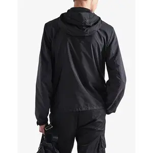 Prada Re-nylon Brand-plaque Hooded Jacket