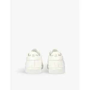 Kurt Geiger Lennon Logo-embossed Leather Low-top Trainers