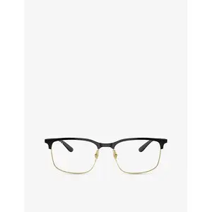 Ray-ban Square-frame Optical Glasses - Black