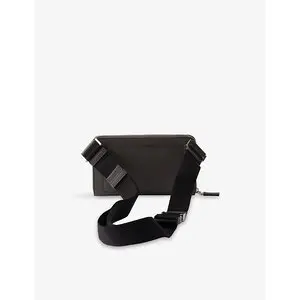 Prada Brand-plaque Saffiano-leather Cross-body Bag