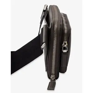 Prada Brand-plaque Saffiano-leather Cross-body Bag