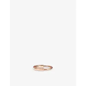 Tiffany & Co. Lock 18ct Rose-gold Ring - Rose Gold