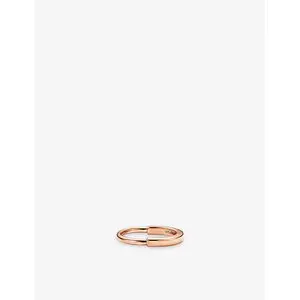 Tiffany & Co. Lock 18ct Rose-gold Ring - Rose Gold