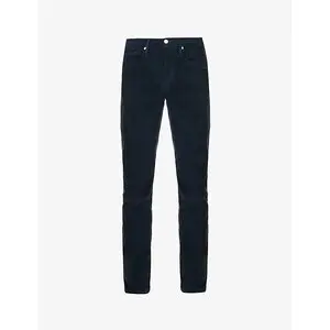 FRAME L'homme Slim-fit Straight-leg Stretch-denim Jeans