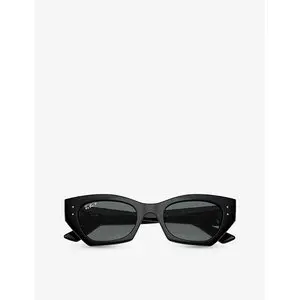 Ray-ban Zena Irregular-frame Sunglasses - Black