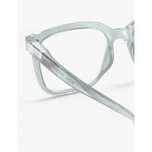IZIPIZI L Square-framed Reading Glasses - Frozen Blue