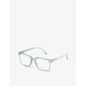 IZIPIZI L Square-framed Reading Glasses - Frozen Blue