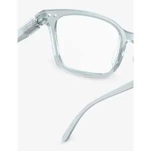 IZIPIZI L Square-framed Reading Glasses - Frozen Blue