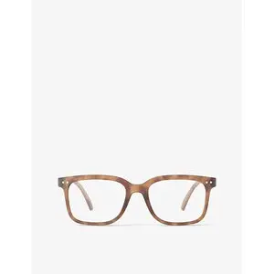 IZIPIZI L Square-Framed Reading Glasses +2 Havane