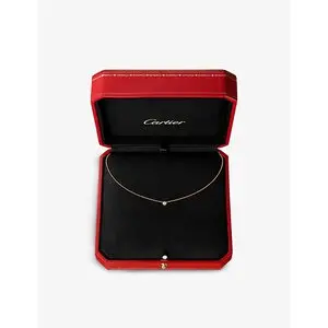 Cartier D'amour Extra Small Rose Gold Diamond Necklace