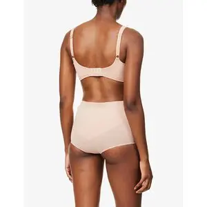 Wolford Contour Skin Scoop-neck Stretch-woven Bra - Rose