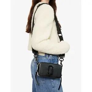 Marc Jacobs The Snapshot Leather Cross-body Bag - Black
