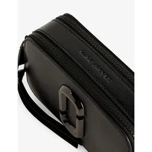 Marc Jacobs The Snapshot Leather Cross-body Bag - Black