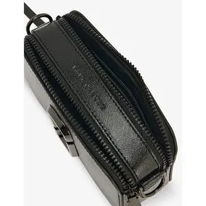 Marc Jacobs The Snapshot Leather Cross-body Bag - Black
