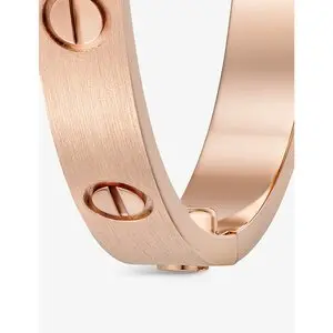 Cartier Love Classic Brushed 18ct Rose-gold Bracelet