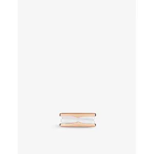BVLGARI B.zero1 18ct Rose-gold And Ceramic Ring