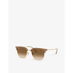 Ray-ban Irregular-frame Crystal Sunglasses - Tan